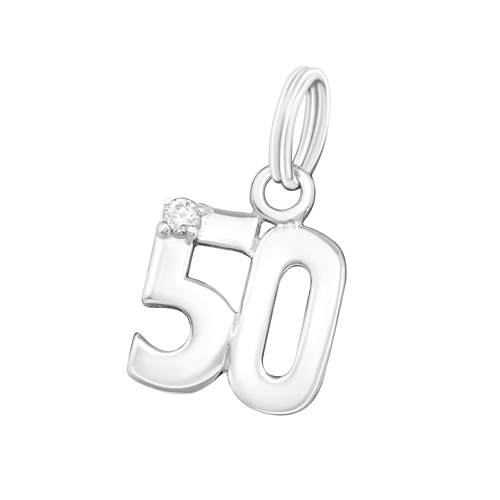 Femtio - Silver Berlocker med ring