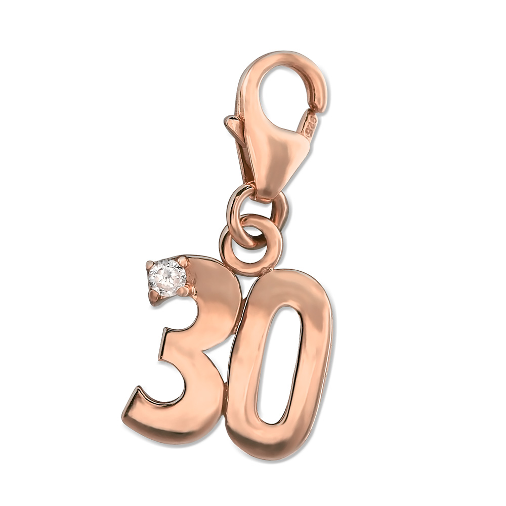 "30" - Silver Berlocker med lås