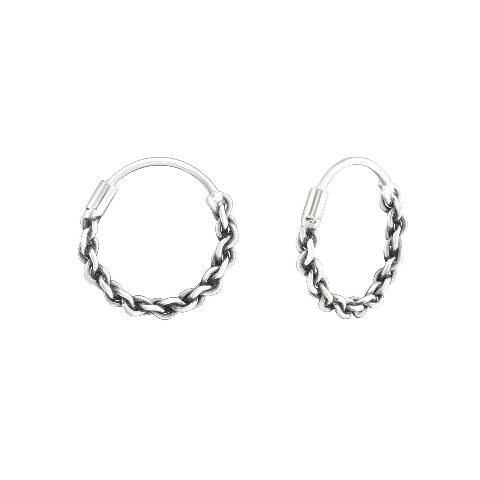 Bali - Silver Bali Hoops